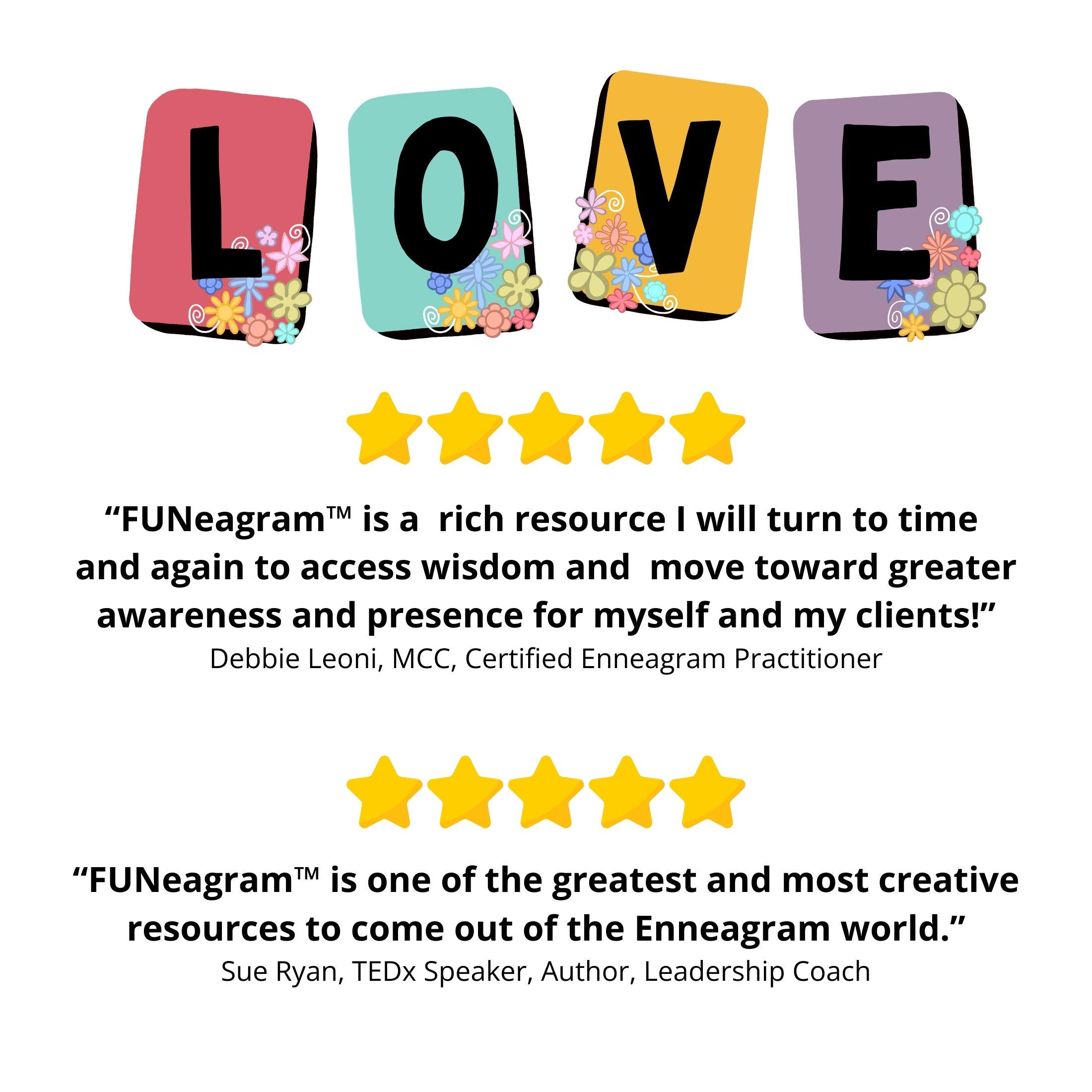 Enneagram Types Art Prints: Funeagram Decor (digital Download) - Etsy