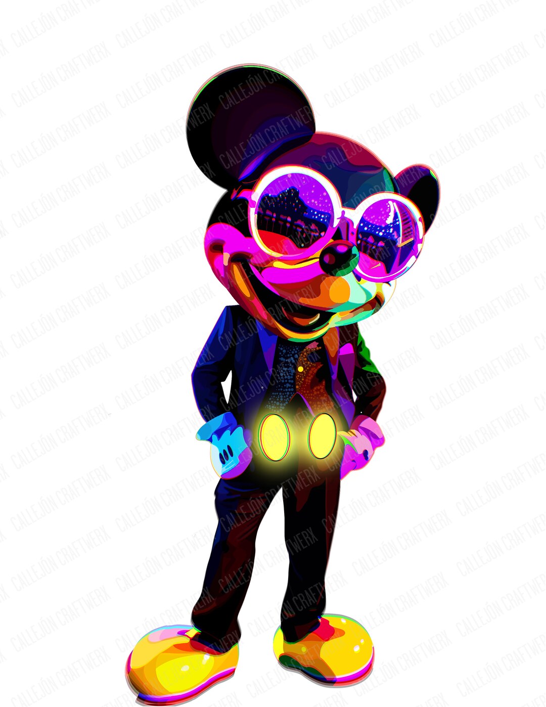 Disco Mickey - Etsy