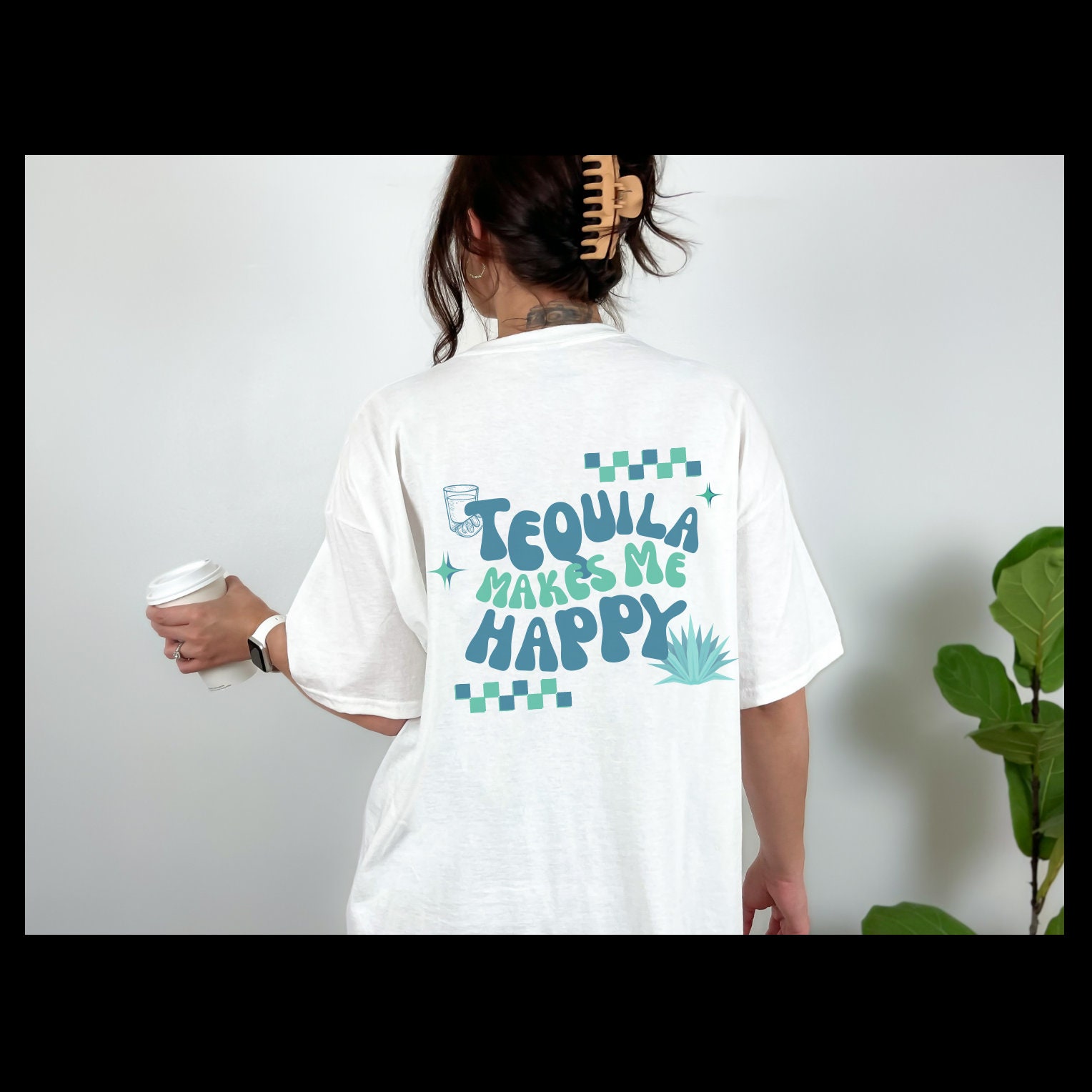 Tequila Makes Me Happy SVG PNG JPEG Tequila Lover Download - Etsy