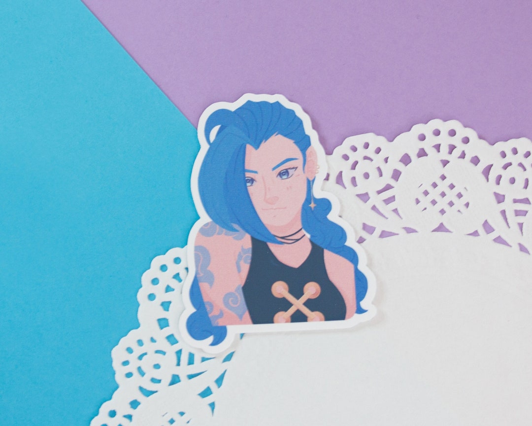 Arcane Jinx Sticker Die-cut Vinyl Sticker League of - Etsy