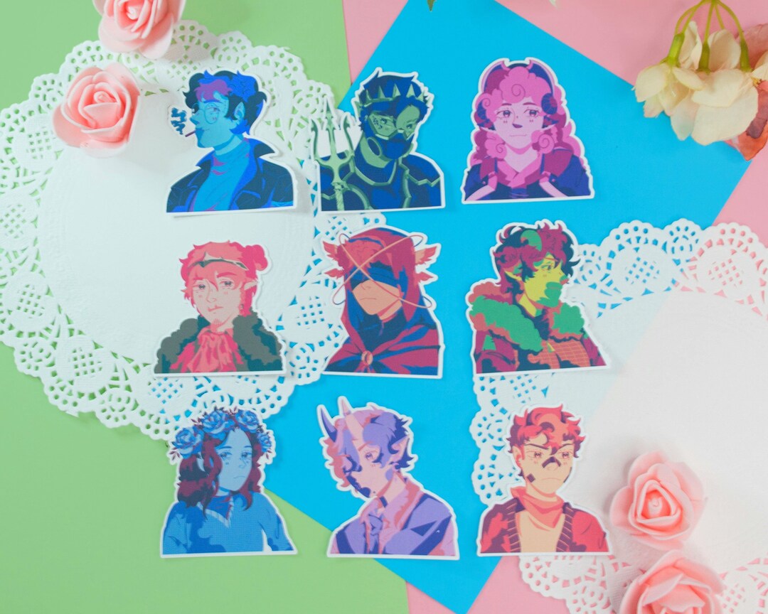 Dream SMP Character Stickers | Die-cut Vinyl Sticker | Mcyt Stickers - Etsy