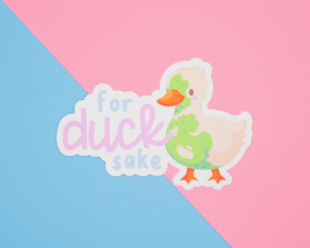 Spring Ducky and Friends Sticker | Die-cut Vinyl Sticker | Kawaii ...