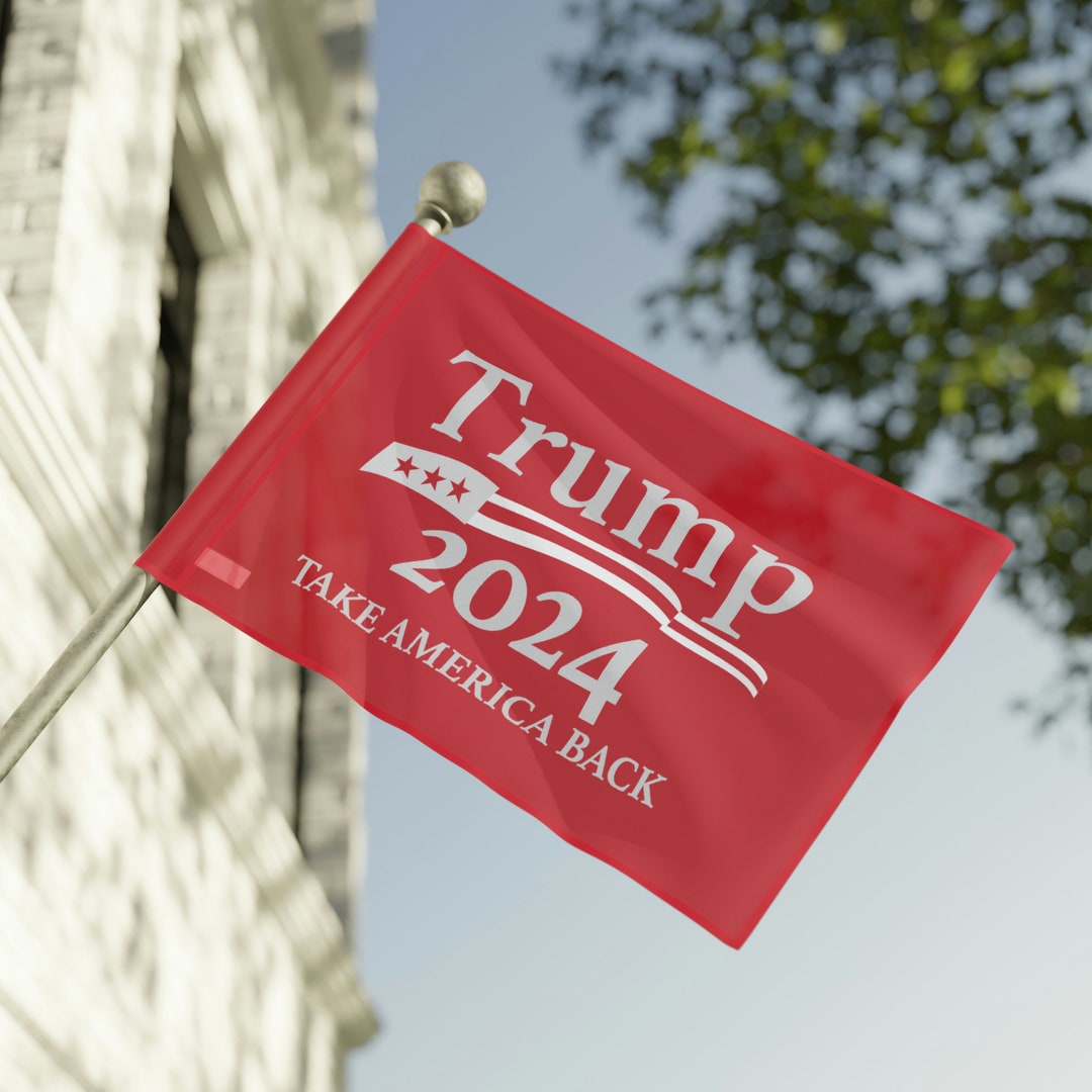 Red Donald Trump Take America Back Flag Rally 2024 - Etsy