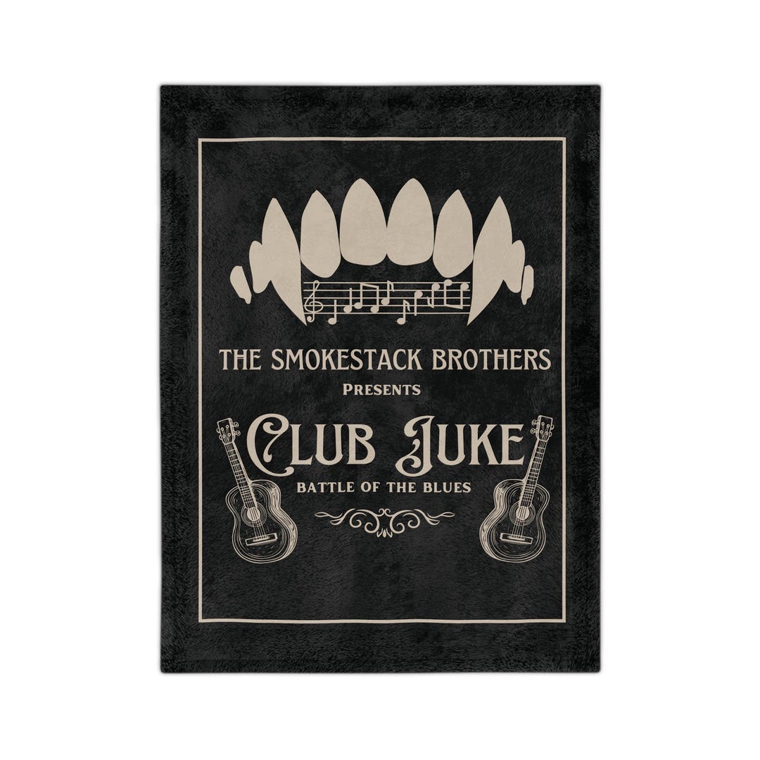 Sinners Movie Throw Blanket, Smokestack Bros. Club Juke - Microfiber ...