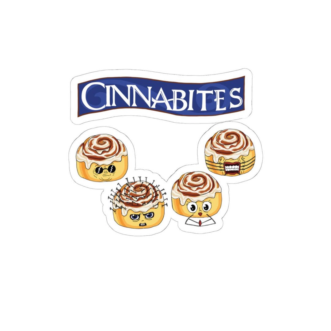 Cinnabon and Hellraiser Kiss-cut Stickers, Horror Stickers, Foodie ...