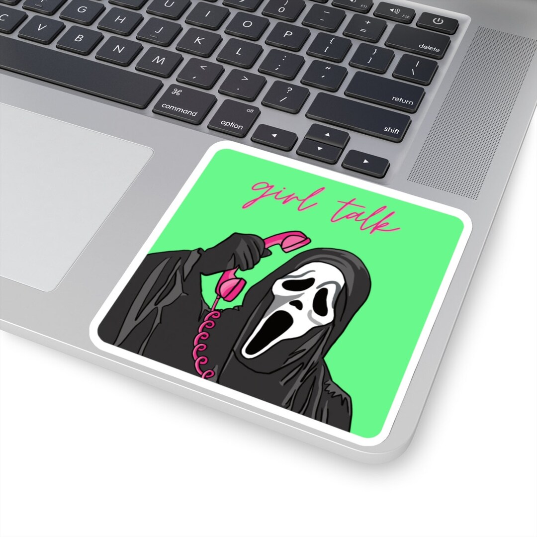 Ghostface Kiss-cut Stickers - Etsy