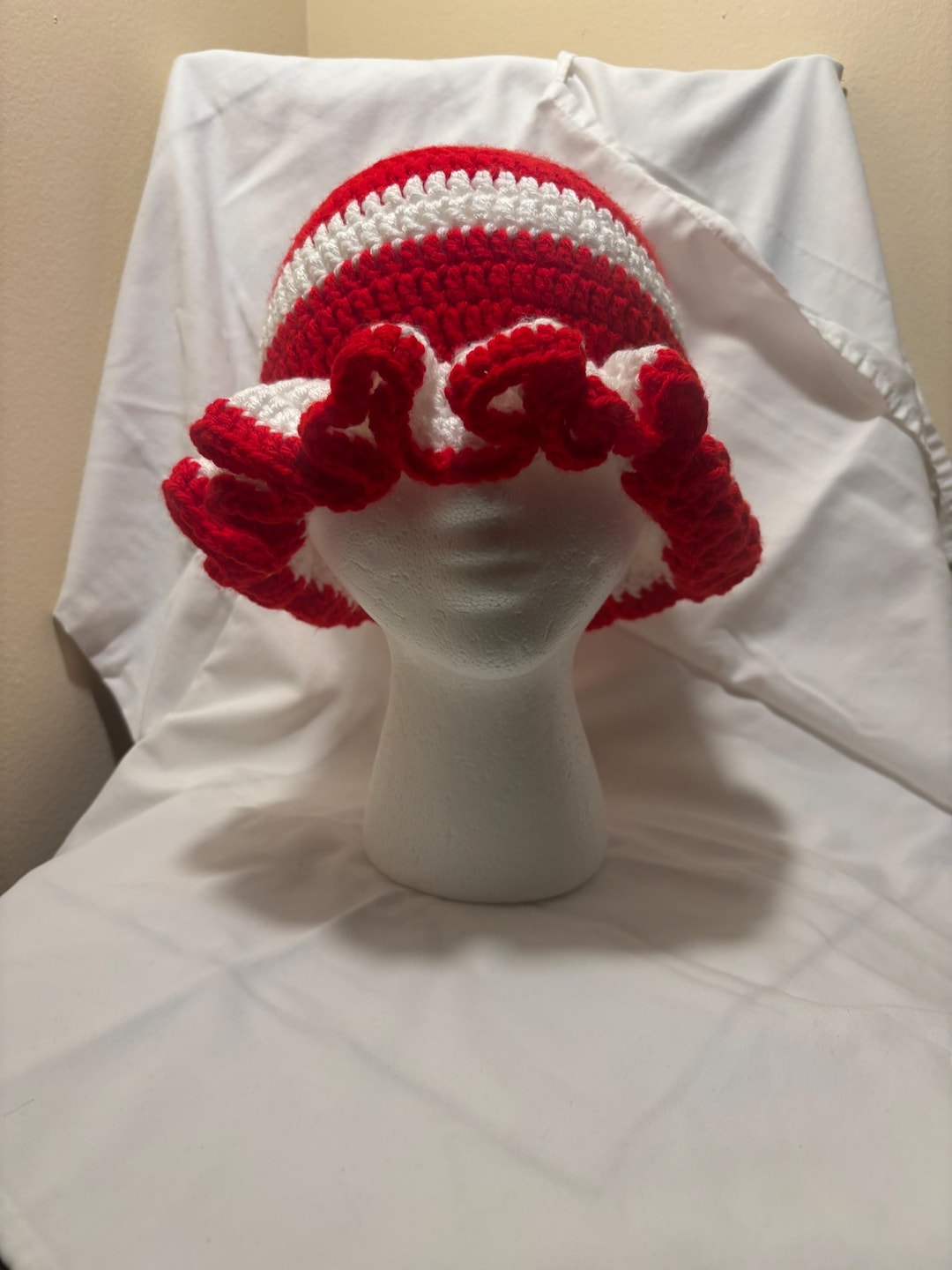 Crochet Ruffle Hat - Etsy