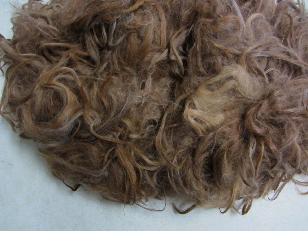 Llama Fiber Wool Fleece for Spinning Stunning Red Brown Suri - Etsy