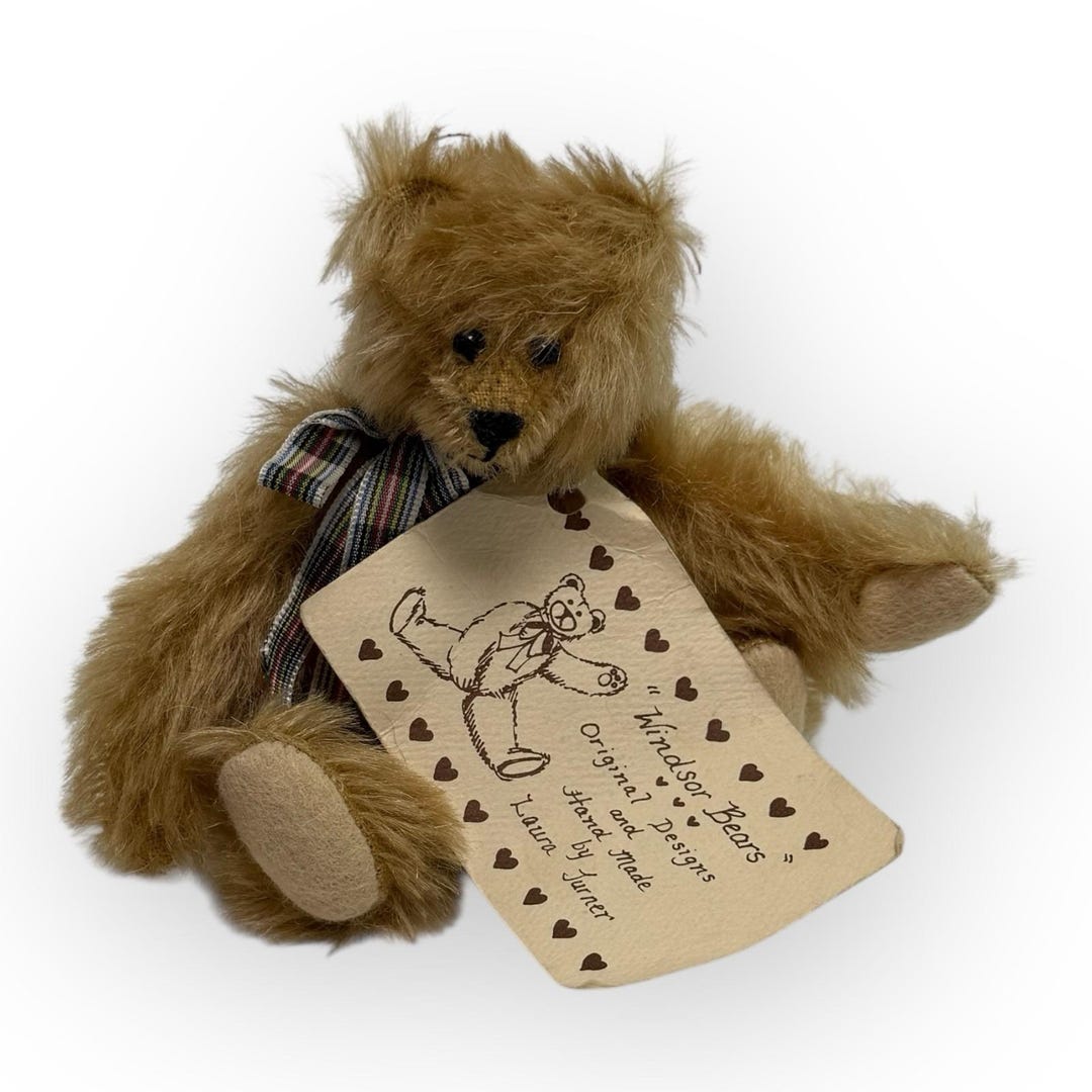 Laura Turner Windsor Bears Mohair Teddy 1987 Artist Bear Jointed OOAK ...