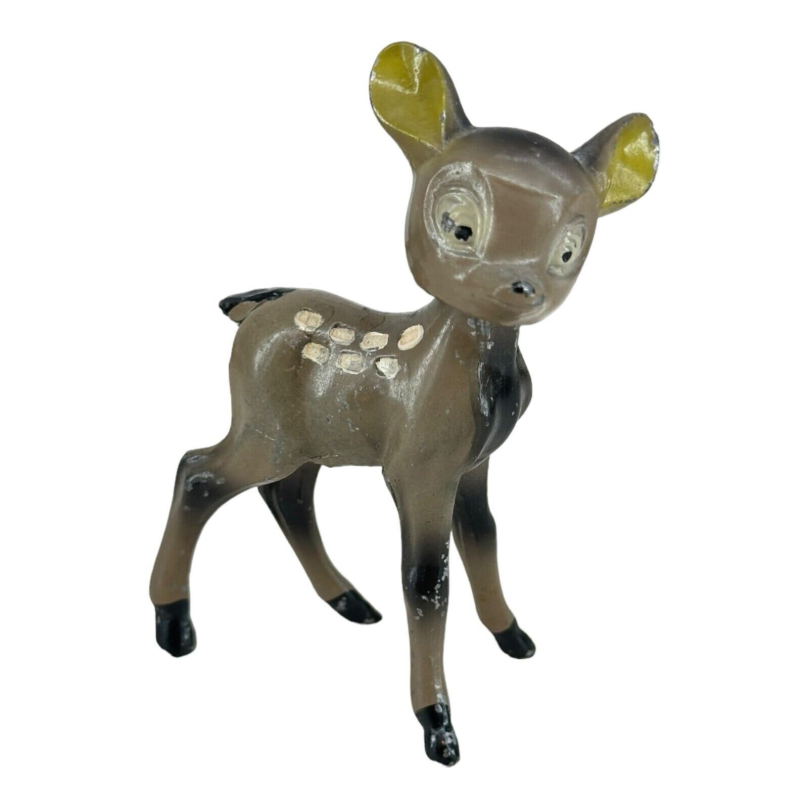 Disney Bambi Deer Fawn Figure Painted Metal Nodder Bobble Head Japan ...