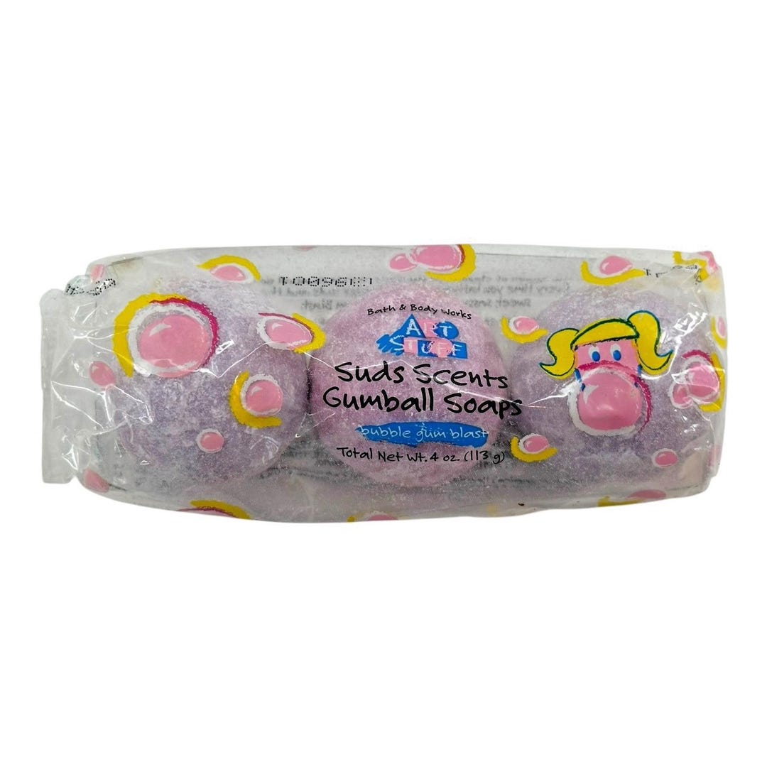 1990s Bath & Body Works Art Stuff Suds Scents Gumball Scents Gum Blast ...