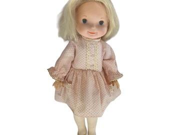 Vintage Fisher Price My Friend Mandy Doll 1970s Vinyl Head Nightgown Etsy Australia