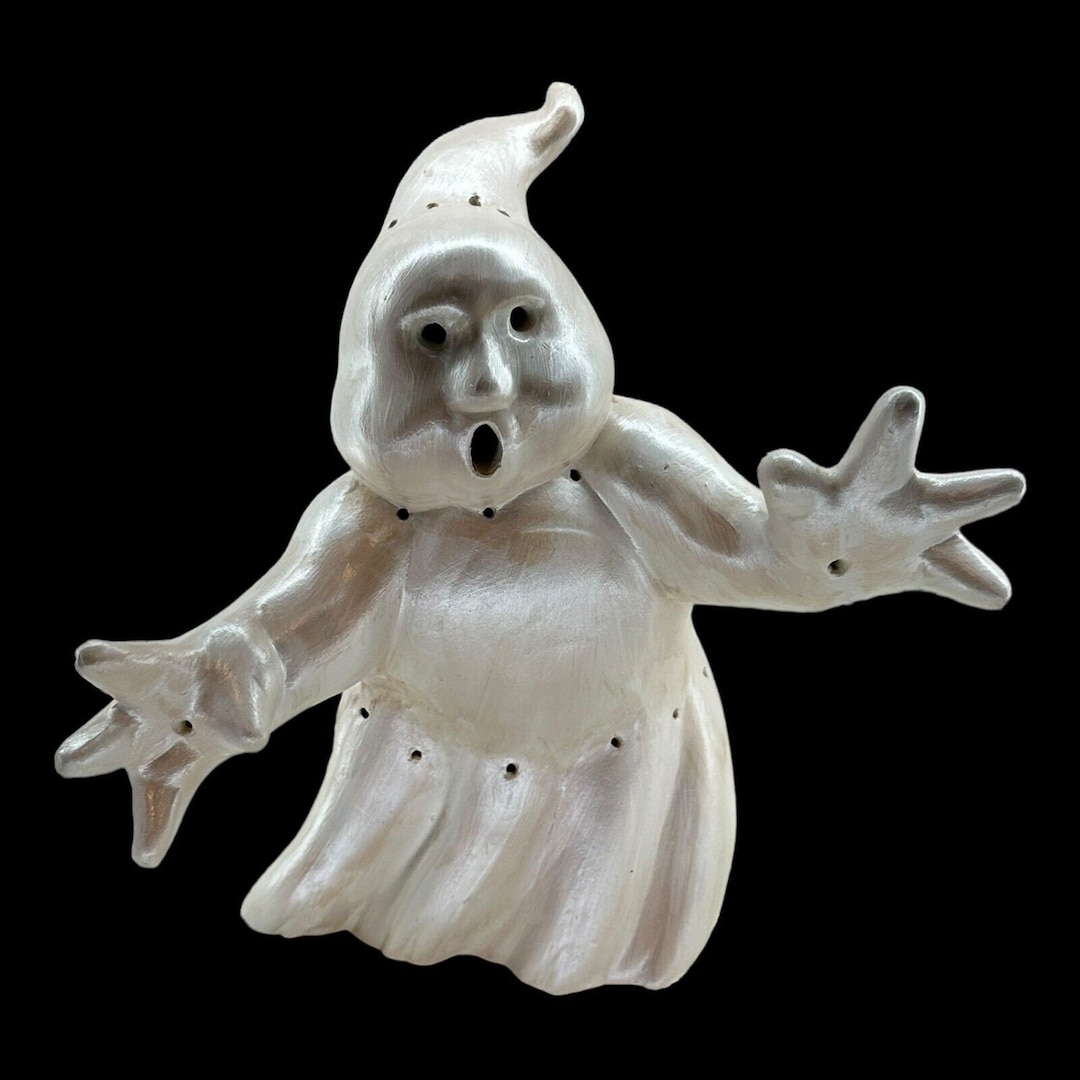 1980s Ceramic Mooglie Ghost Hobbyist Ghostbusters Mold Light up Vintage ...