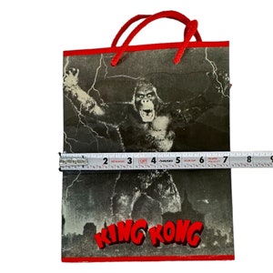 1990 King Kong Gift Bag Presents P2720 Hamilton Gifts Decor 1933 Movie ...