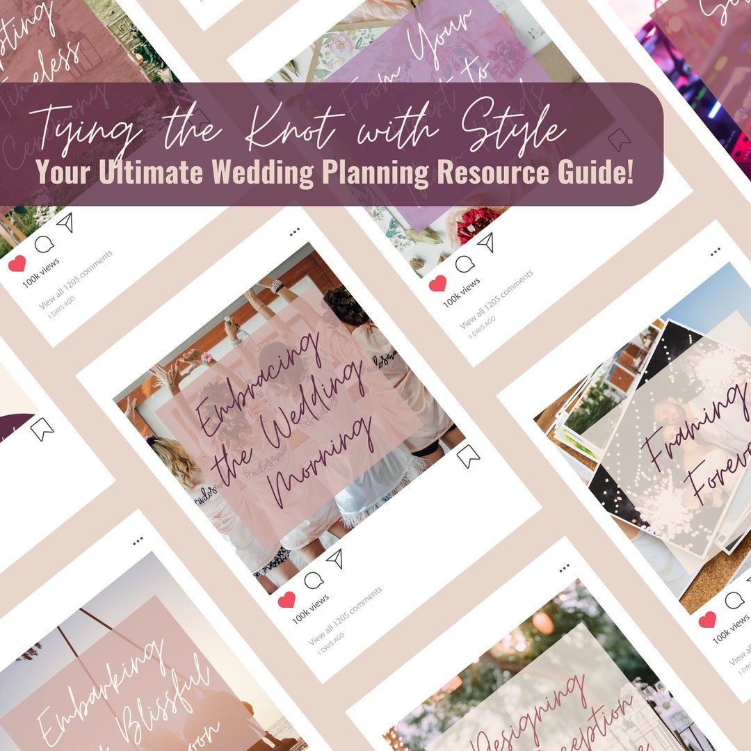 Ultimate Wedding Planning Guide - Complete Handbook: 25-page Planner ...