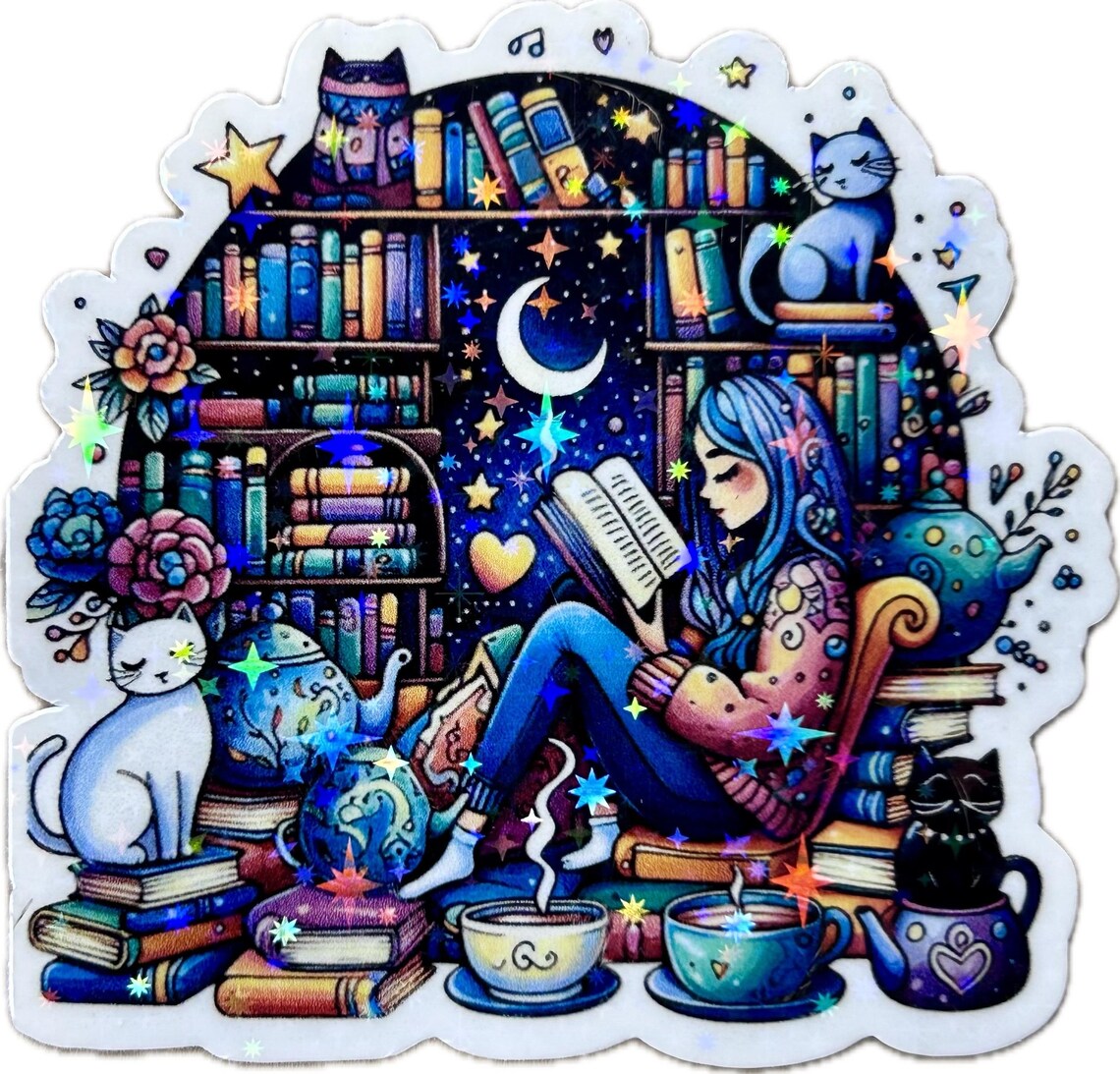 The Cozy Nook Stickers Volume 1 (waterproof). Bookish - Etsy