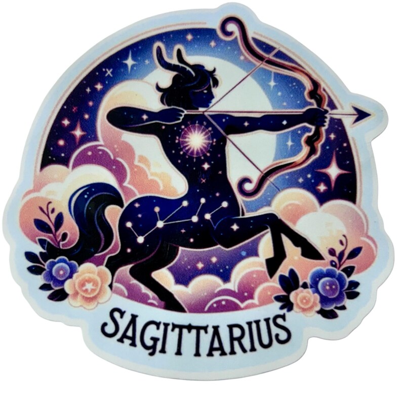 Celestial Zodiac Sticker Set: Waterproof Star Sign Stickers- Volume 1 ...