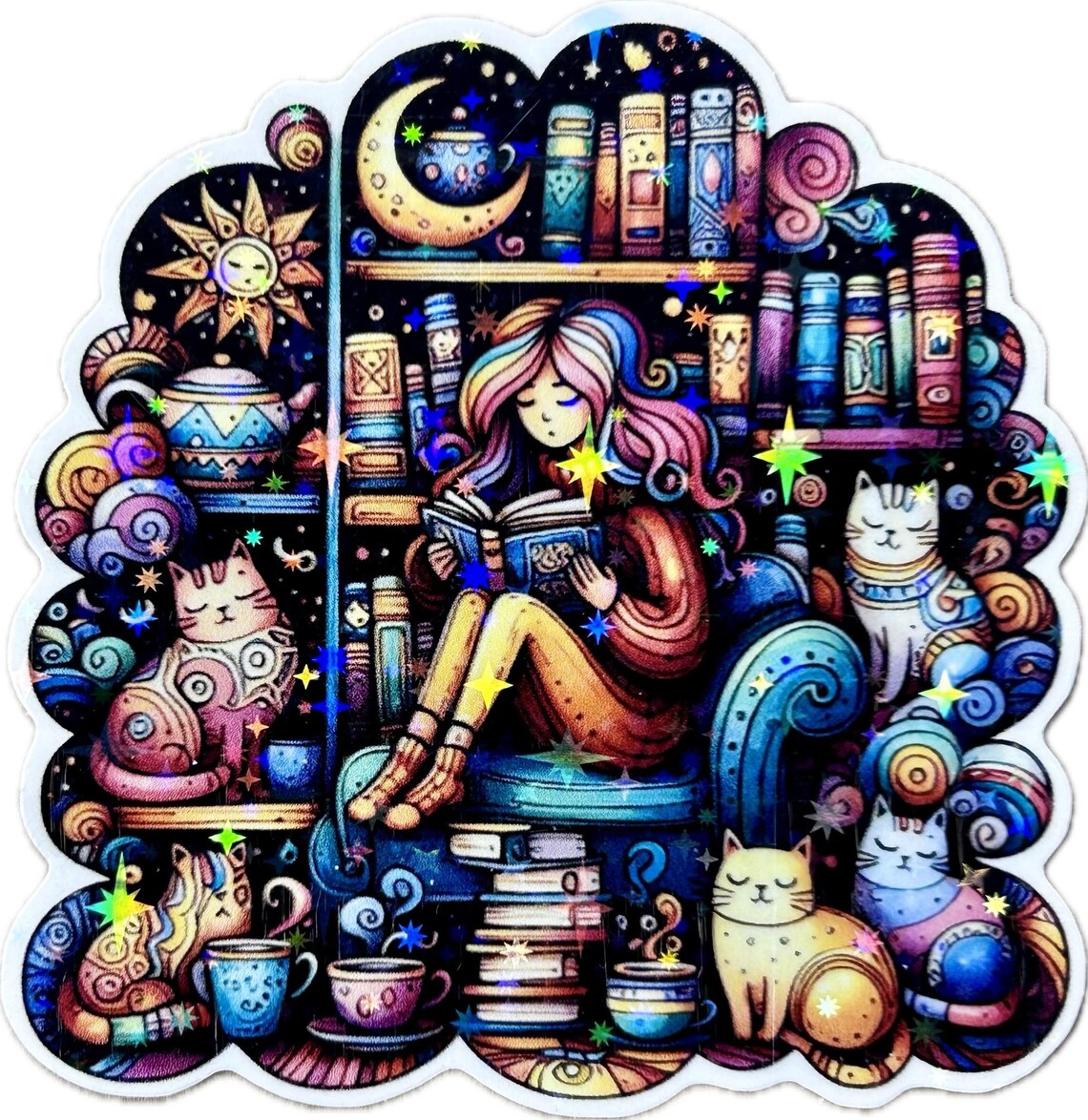 The Cozy Nook Stickers Volume 1 (waterproof). Bookish - Etsy