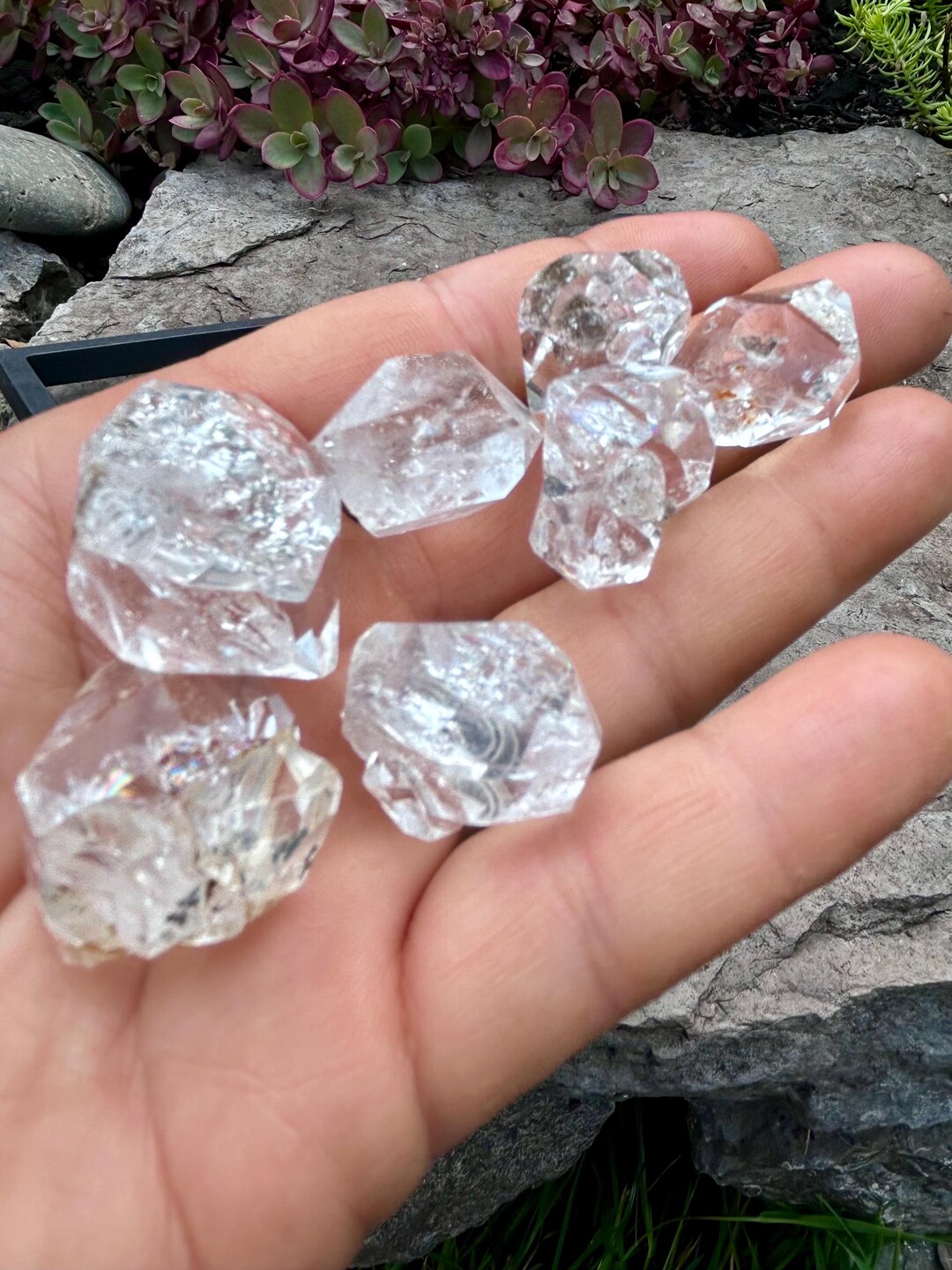 Herkimer diamond Quartz Crystal Lot 19 - Etsy