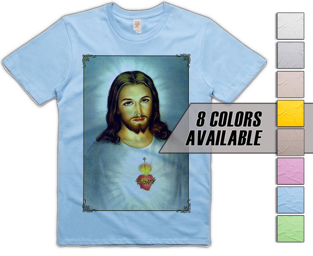 The Sacred Heart of Jesus V35 Catolic T SHIRT All Sizes S-5XL - Etsy