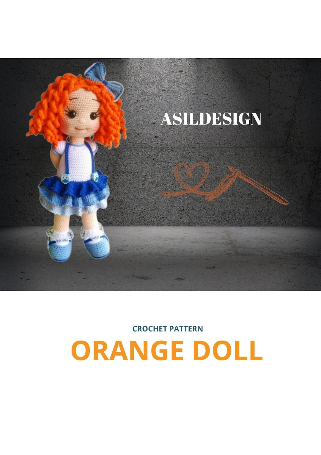 ORANGE DOLL, Crochet Doll Pattern, Amigurumi Doll Pattern, PDF English ...