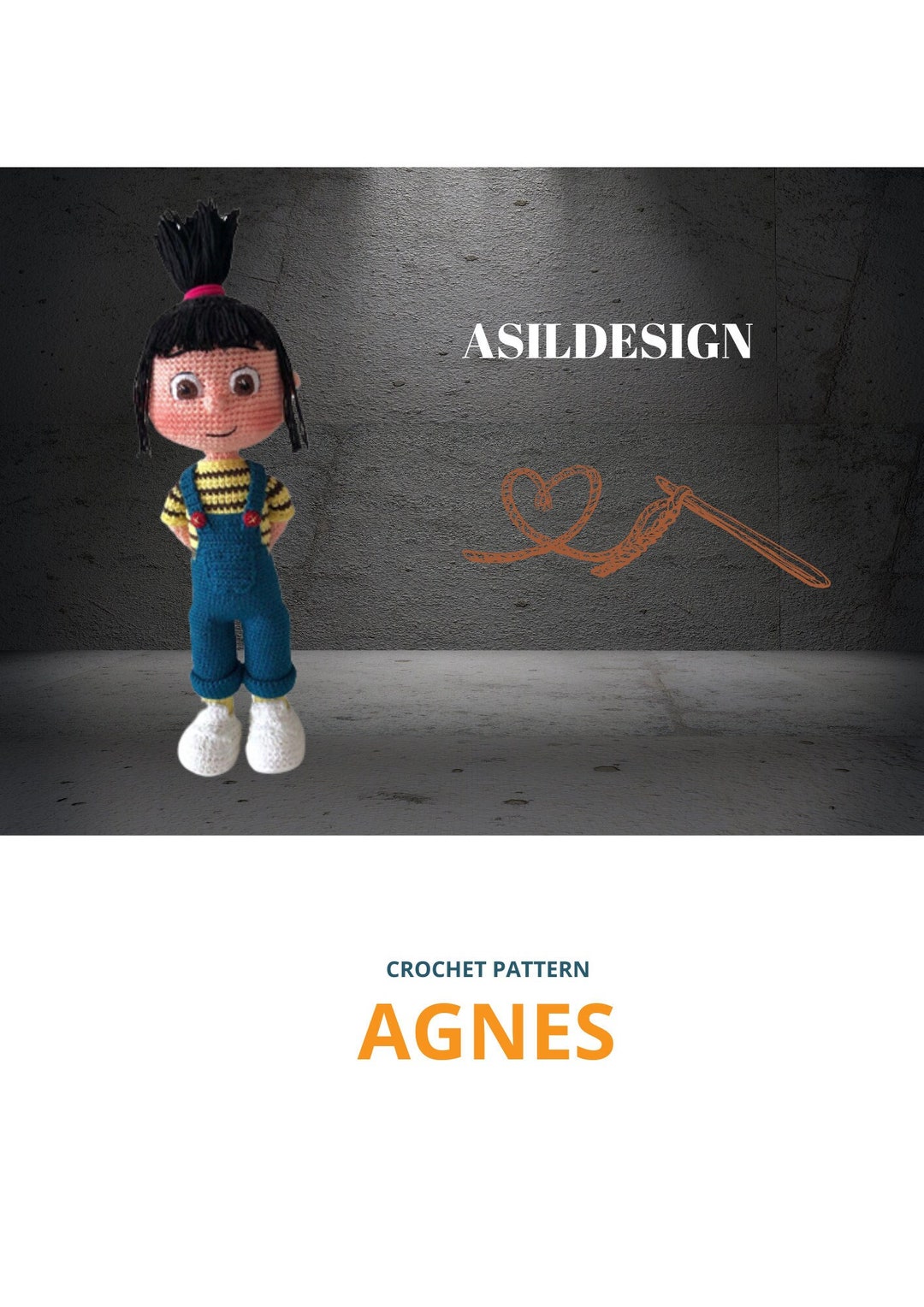 AGNES GRU Crochet Doll Pattern, Amigurumi Doll Pattern, PDF English ...