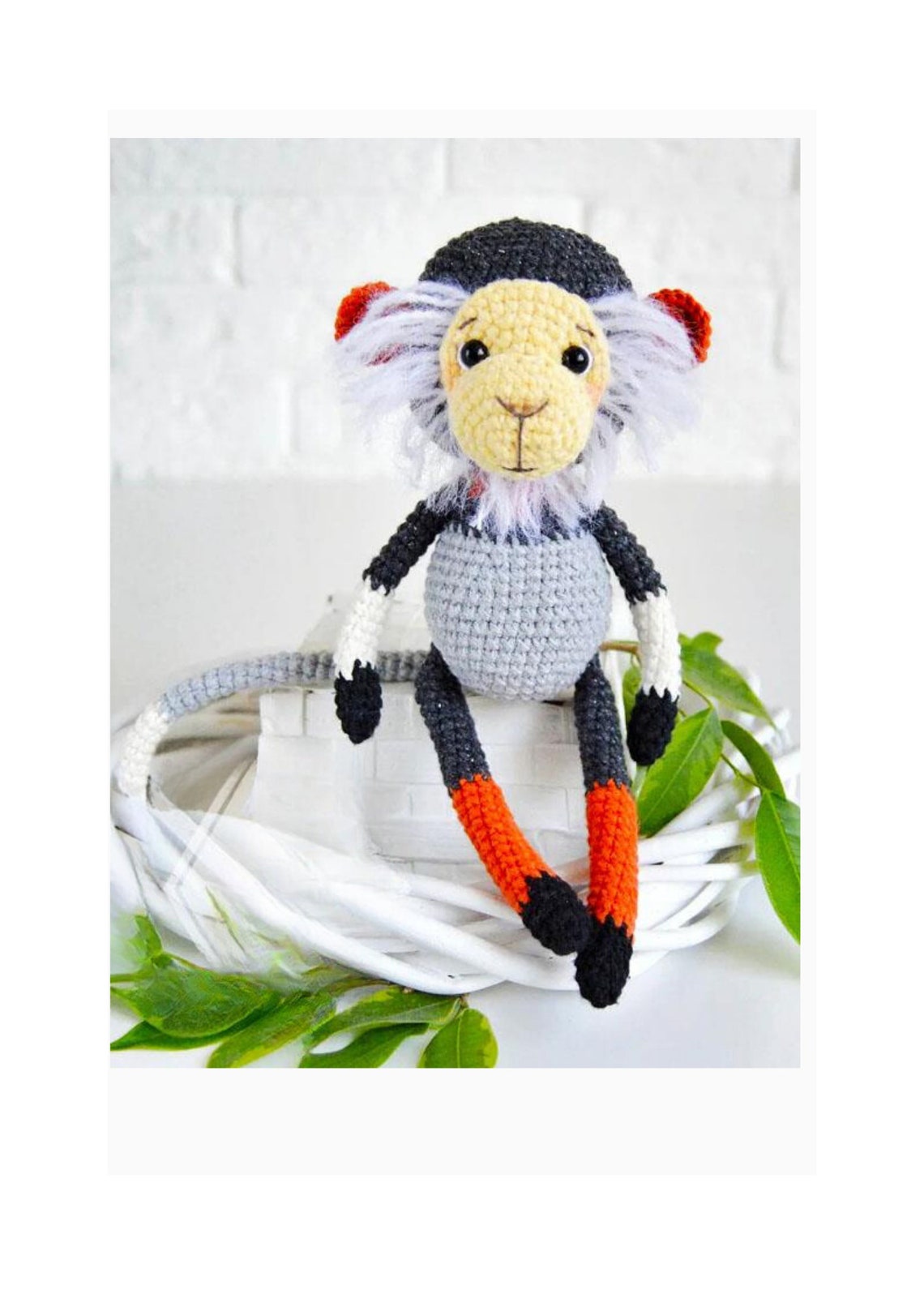 Monkey Crochet Doll Pattern, Amigurumi Toy (PDF English Tutorial) - Etsy