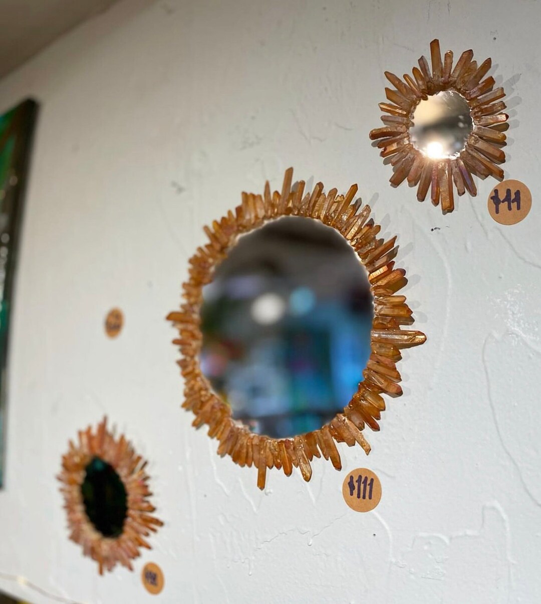 Healing Crystal Mirrors - Etsy