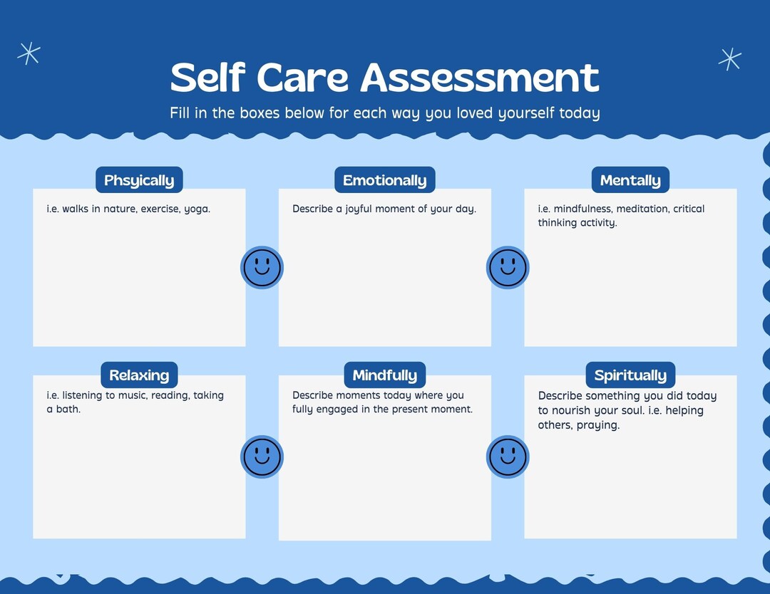 Self Care Assessment Begin Your Personalized Self Care Journey to ...