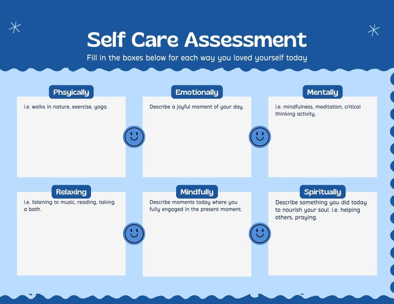 Self Care Assessment Begin Your Personalized Self Care Journey to ...