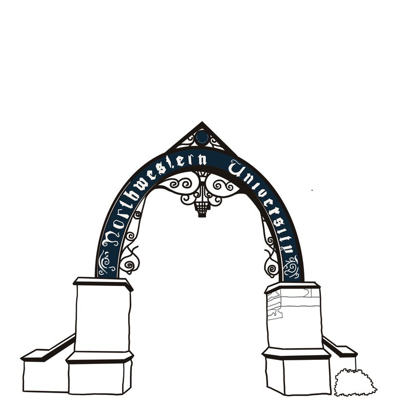 Northwestern Arch Prints - Etsy