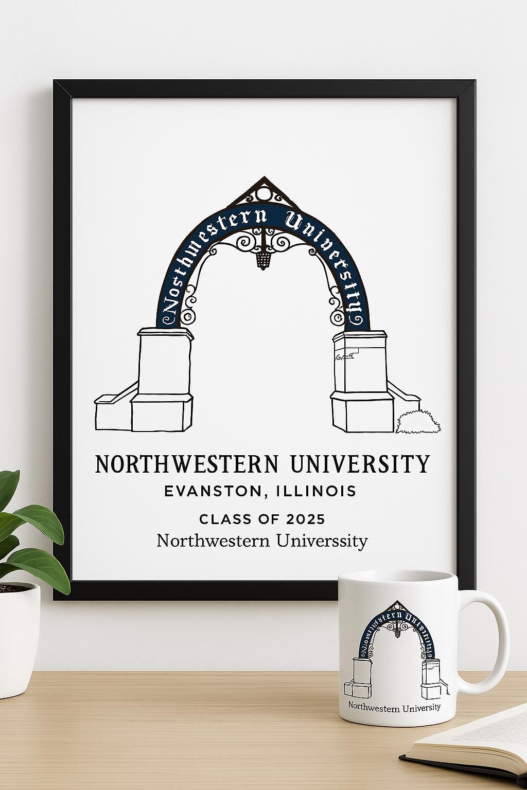 Northwestern Arch Prints - Etsy