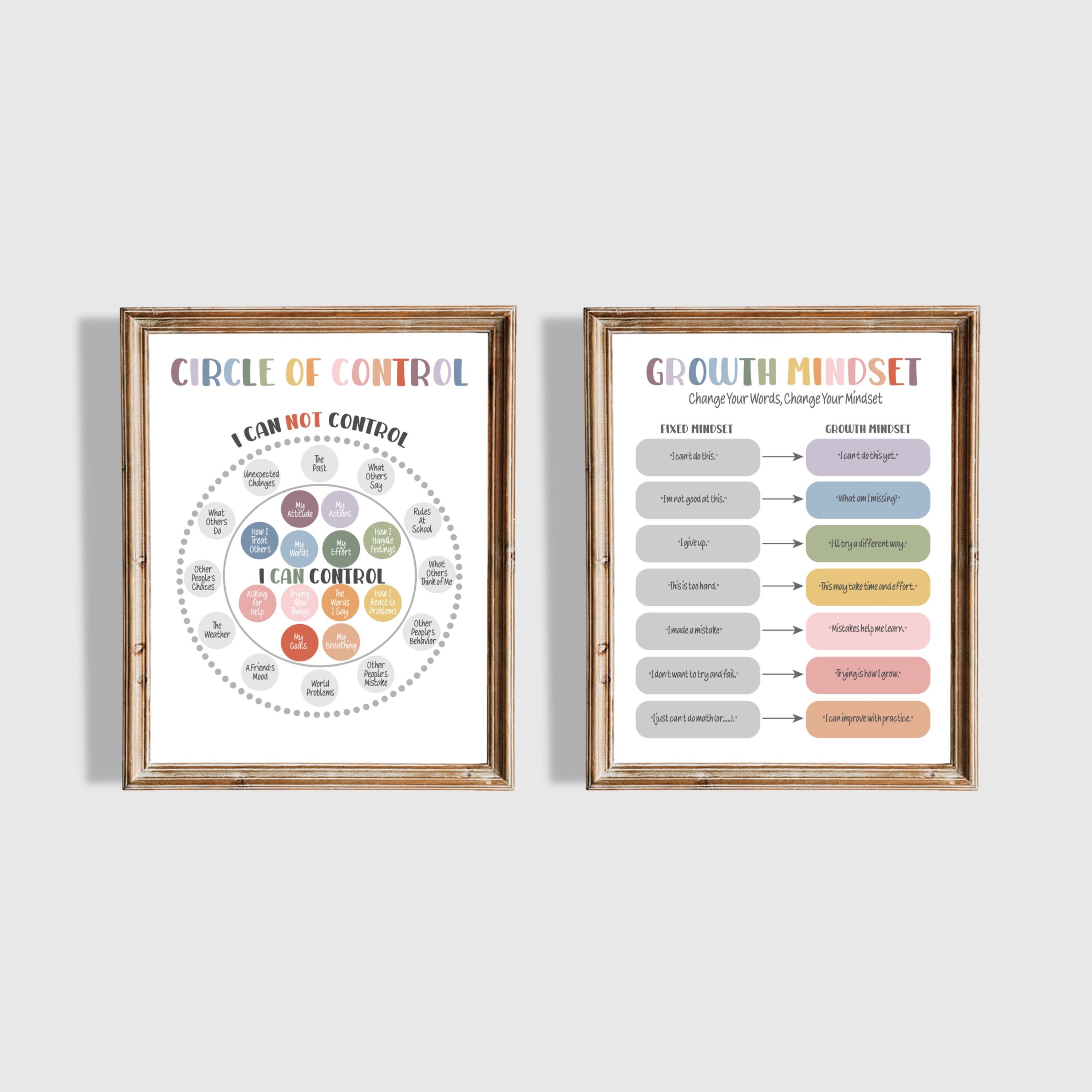 Calming Corner Poster Set: Kids Mindfulness & Affirmation Wall Art ...