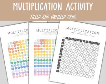 Times Tables Worksheets Pack | Multiplication Practice Sheets 1-12 ...