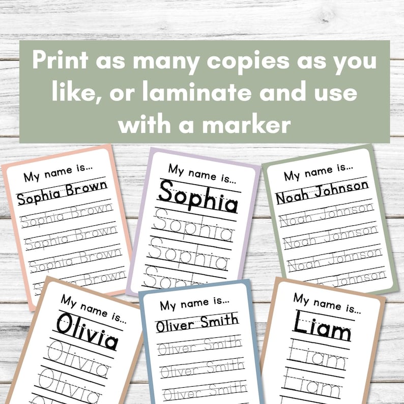 Pre-k Custom Name Tracing Worksheet | Preschool Print Out | My Name ...