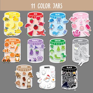 Color Matching Activity for Kids | Toddler Color Printable | Montessori ...