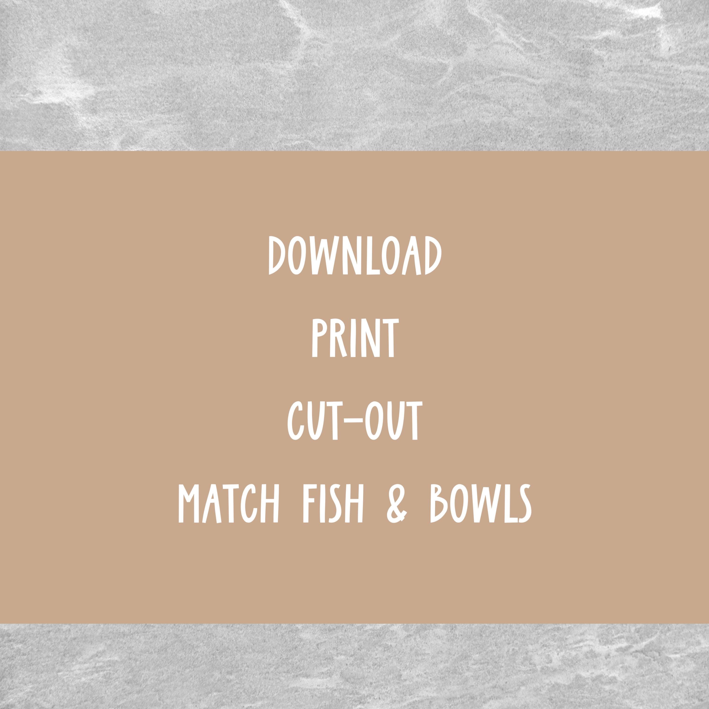 Fish Number Matching Activity – Match Numerals, Words & Dots ...