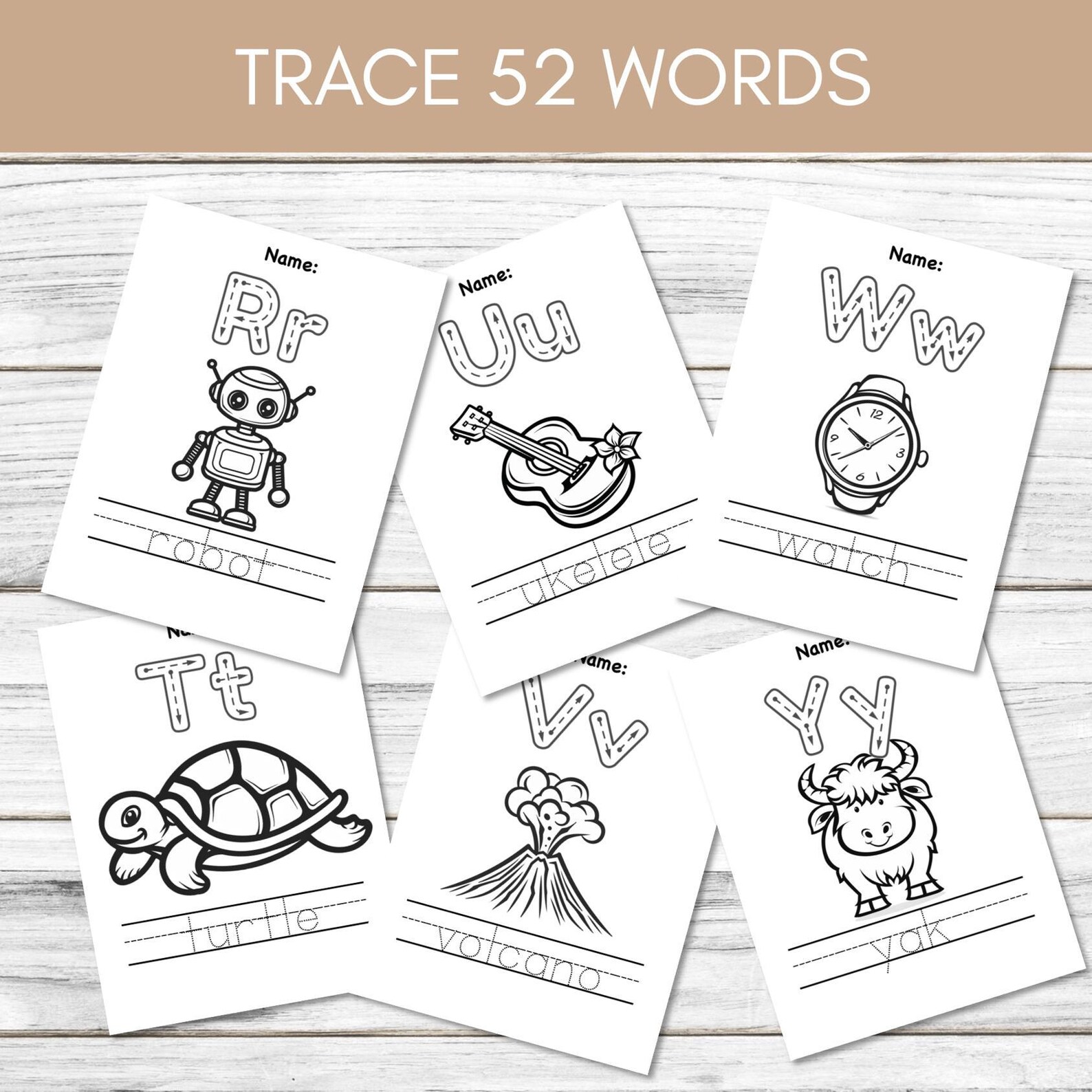 Alphabet Coloring & Tracing Pages | Preschool Printable Letters | Early ...