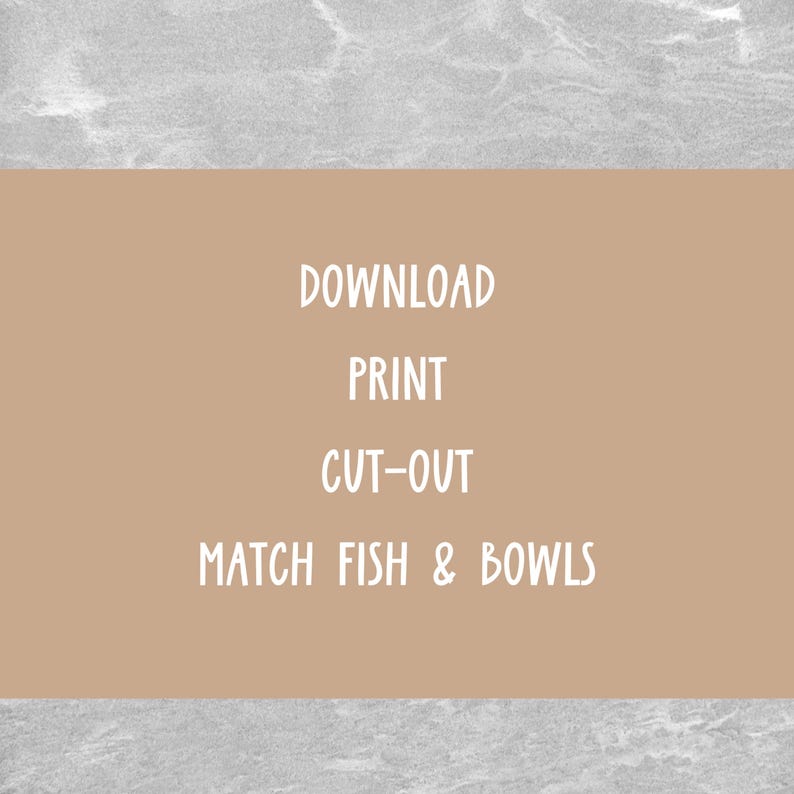 Fish Alphabet Matching Game: Preschool ABC Cards (digital Download) - Etsy