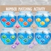 Fish Number Matching Activity – Match Numerals, Words & Dots ...