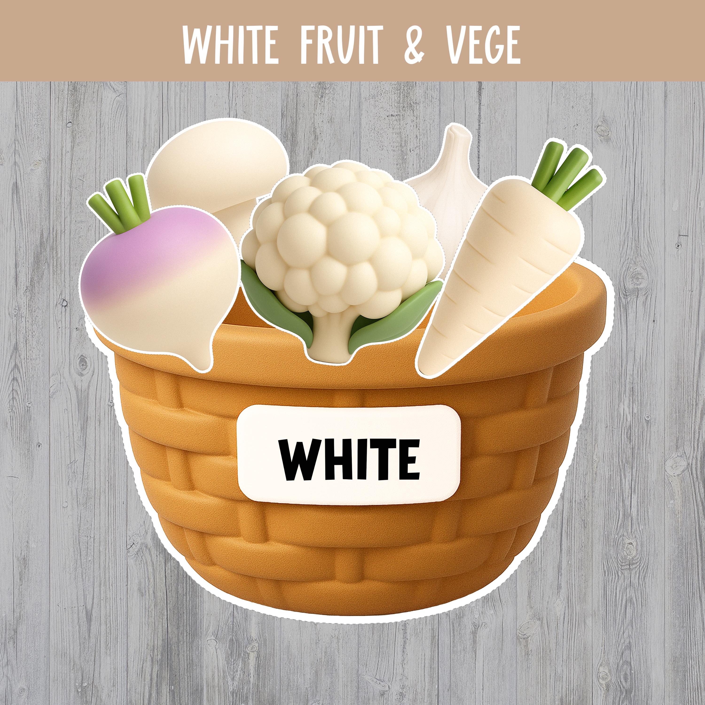 Color Sorting Fruits & Vegetables Activity – Preschool Matching Game ...