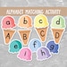 Ice Cream Alphabet Matching Game: Preschool Printable (digital Download ...