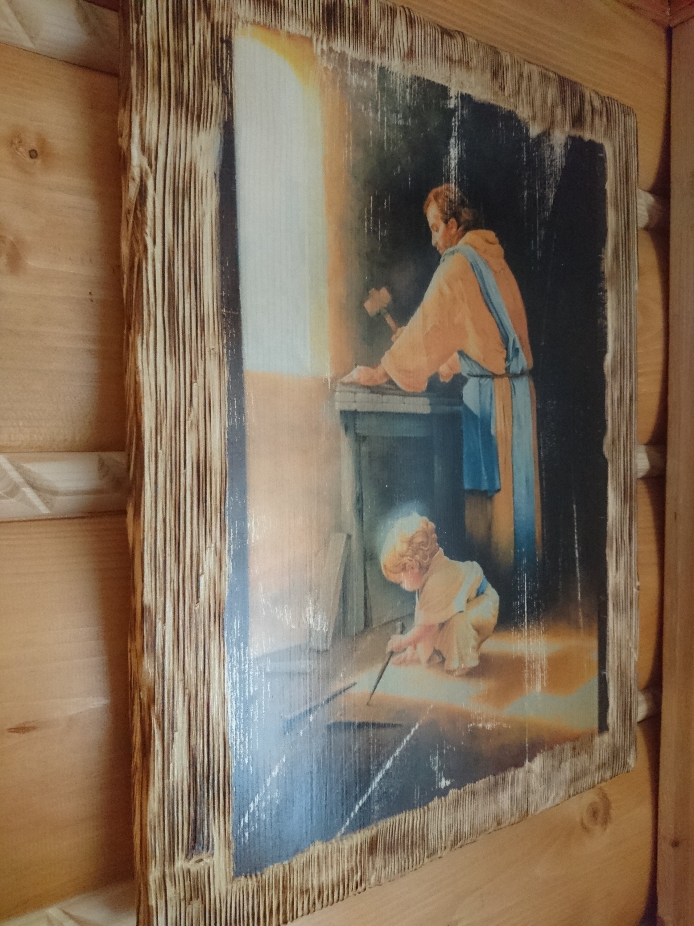 Icon of St. Joseph and the Child Jesus - Etsy