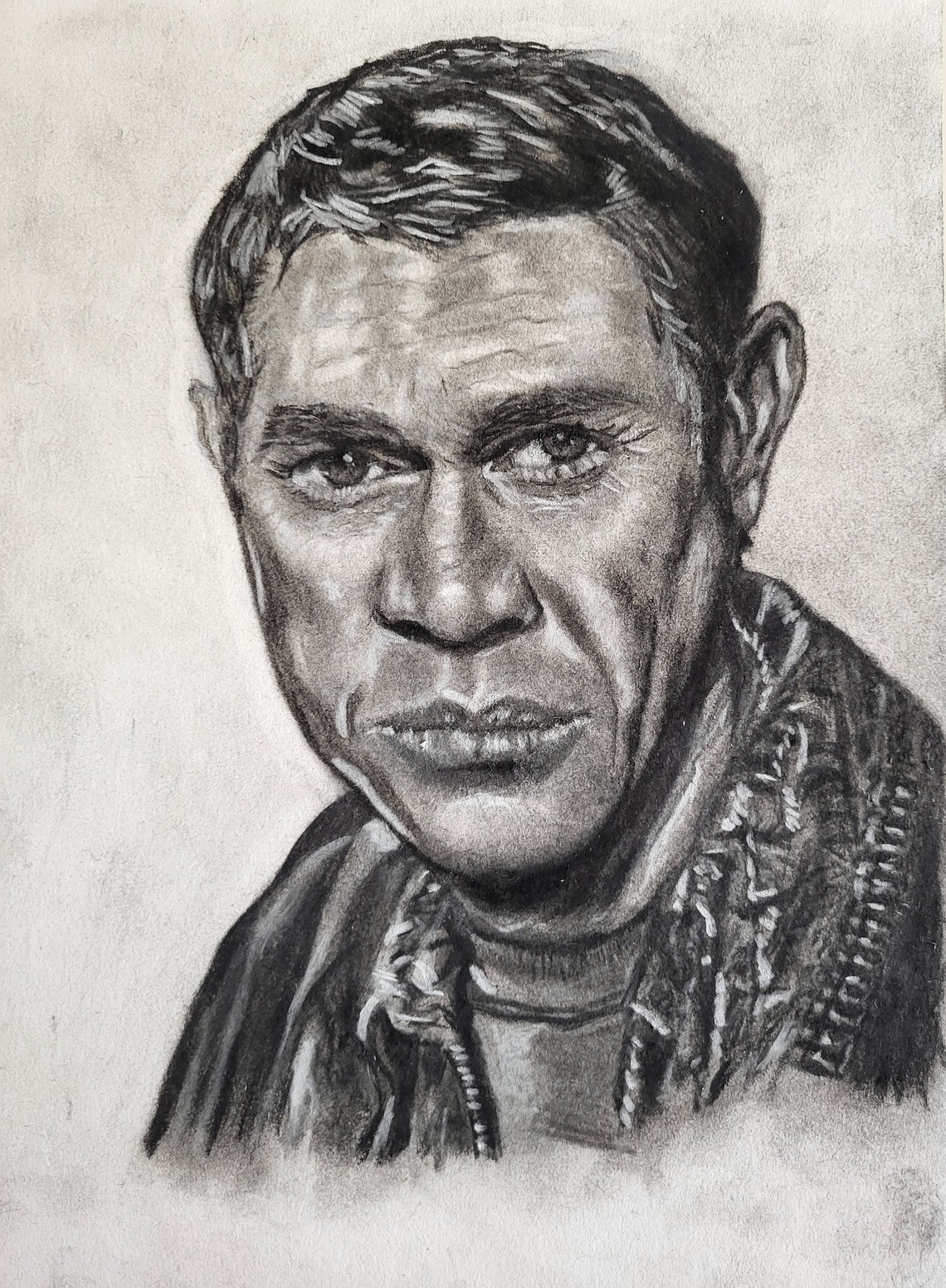 Steve Mcqueen Portrait - Etsy