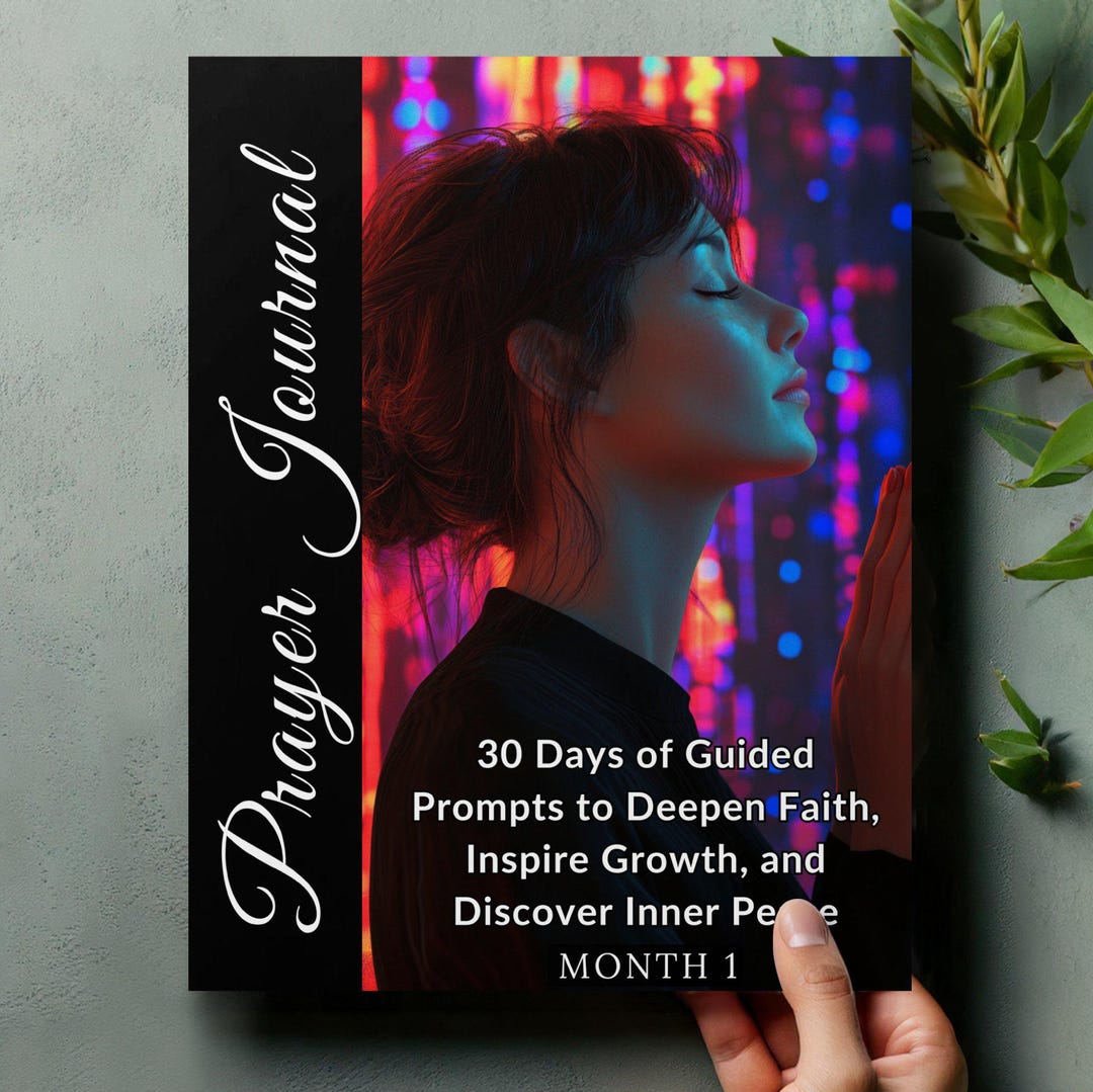 Prayer Journal Printable 30 Days Guided Journal Prompts Devotional ...