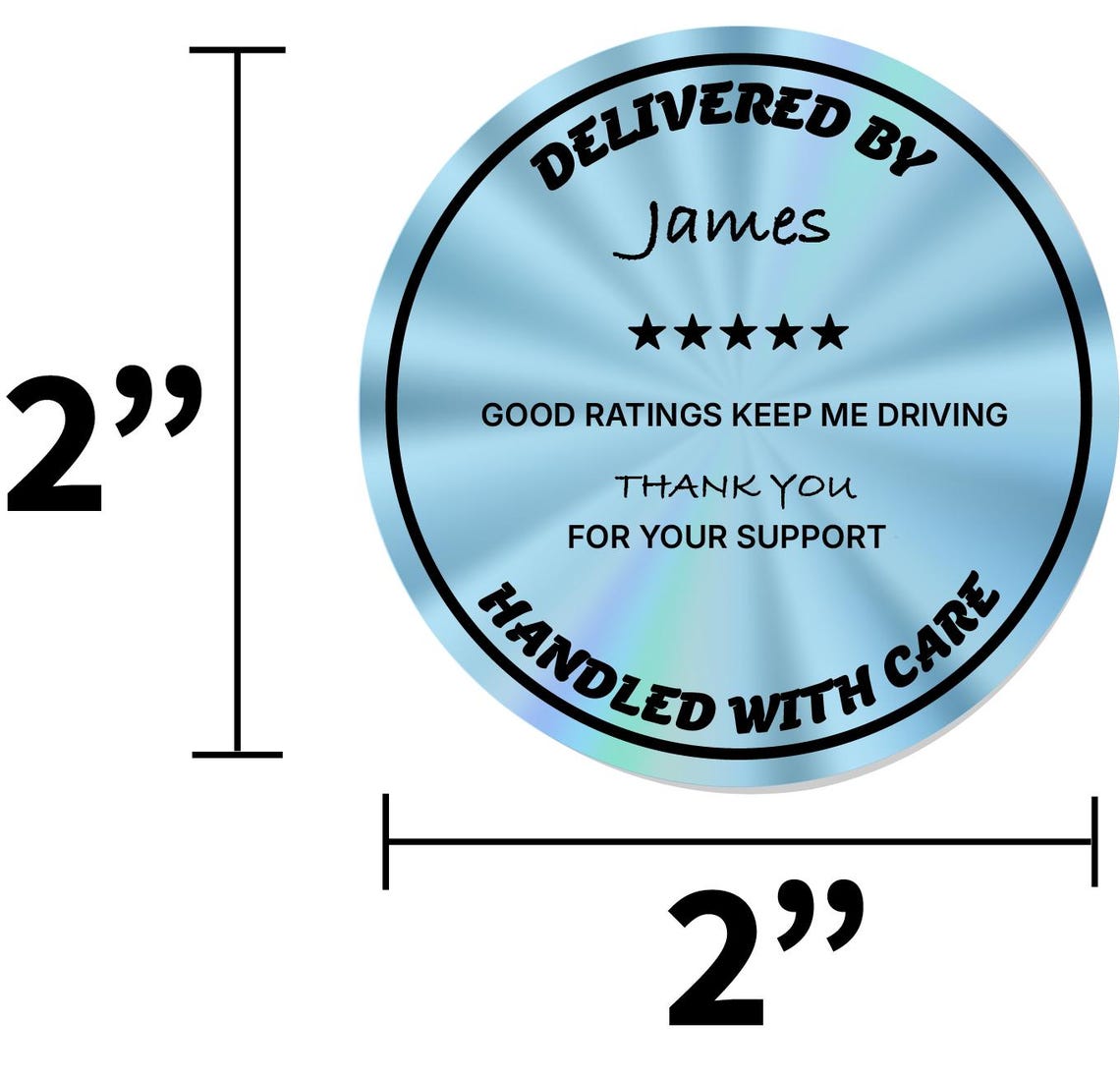 Delivery Driver RATE ME Stickers for Doordash & Uber Eats - Etsy
