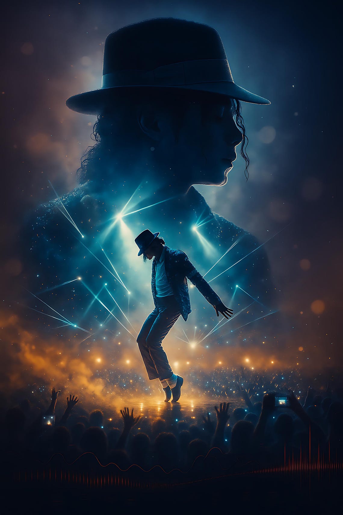 Michael Jackson Moon Walk 8K – Iconic Digital Art Print - Etsy