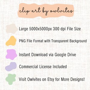 Quirky Halloween Clip Art Ghost Witch Pumpkin Skull Spider PNG Bundle ...