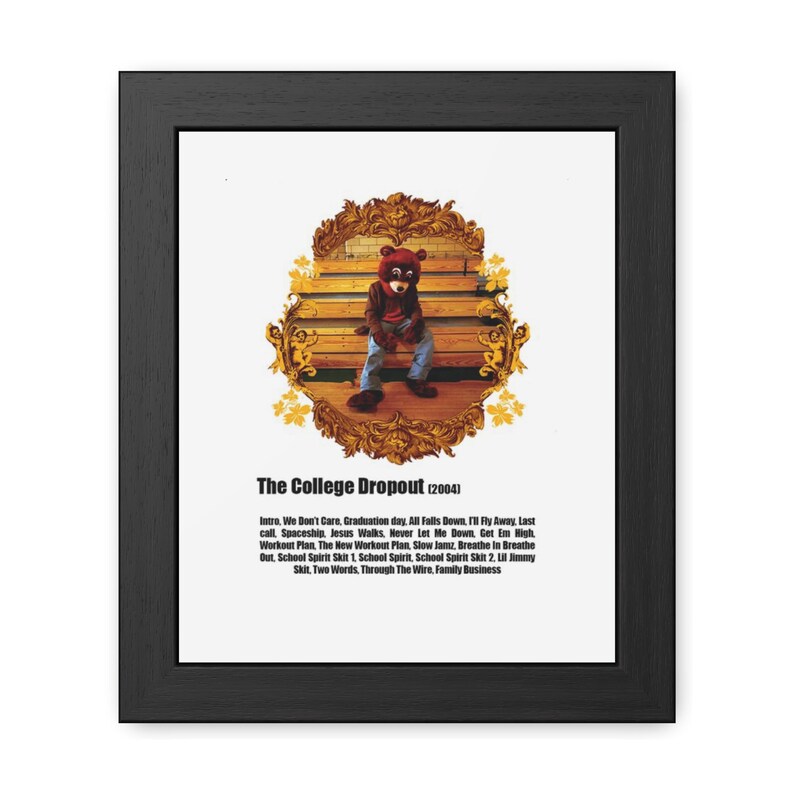 The College Dropout Poster - Etsy