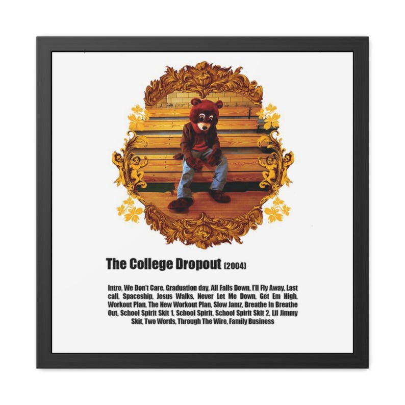 The College Dropout Poster - Etsy